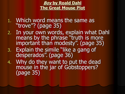 Boy by Roald Dahl | Teaching Resources