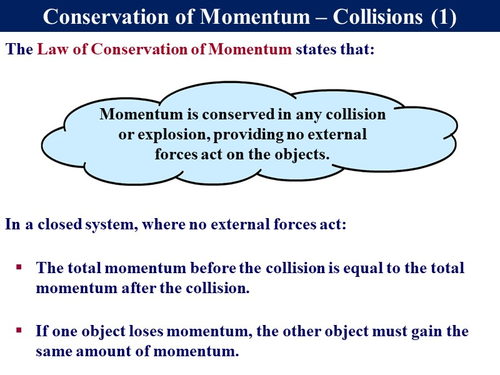 Phy_5.9 Momentum & Collisions | Teaching Resources