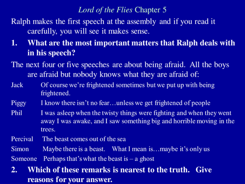 Lord of the Flies by William Golding | Teaching Resources