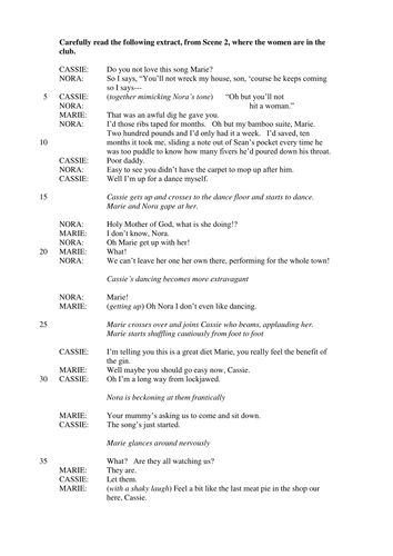 Bold Girls by Rona Munro | Teaching Resources