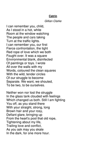 Outstanding English Lesson. Comparative Writing in Poetry | Teaching ...