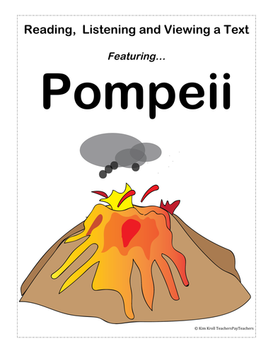 Reading, Listening and Viewing a Text ... Pompeii | Teaching Resources