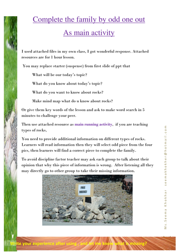 KS3 Rocks/Texture | Teaching Resources