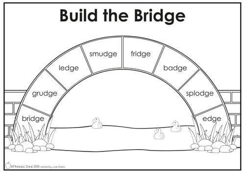 dge Phonics Game 'Build the Bridge' | Teaching Resources