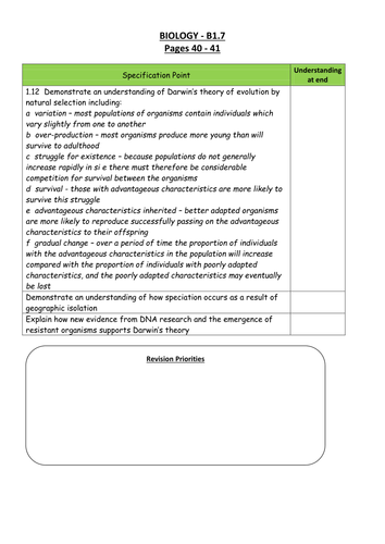B1 EDEXCEL Biology Exam question booklets by topic | Teaching Resources