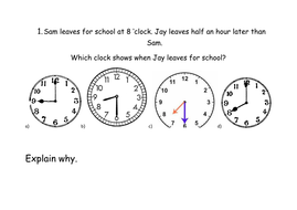 Year 1 time challenges and problems | Teaching Resources