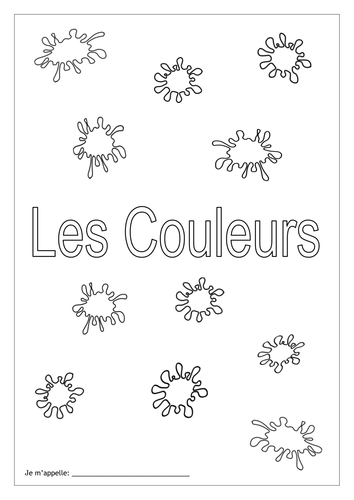 FRENCH - Colours - Les Couleurs BUNDLE - Worksheets | Teaching Resources