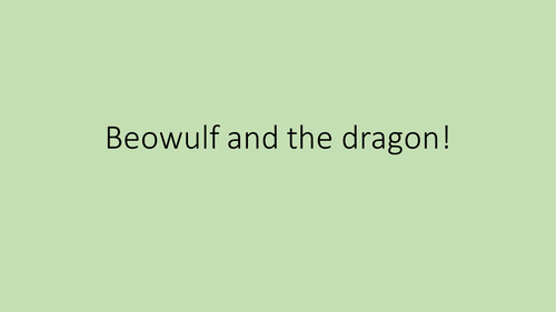Beowulf- Original poem, quotes, translation and summary- 4 lesssons in ...