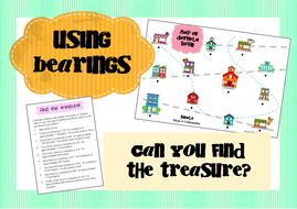 Bearings Treasure Map Activity | Teaching Resources