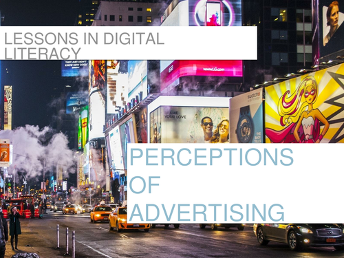 Perceptions of Advertising - Lessons in Digital Literacy by Nik Peachey ...