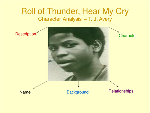 Roll of Thunder, Hear My Cry - Character Analysis - T.J. Avery ...