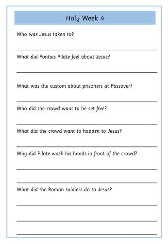 Easter and Holy Week | Teaching Resources