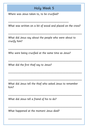 Easter and Holy Week | Teaching Resources