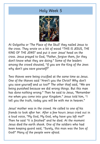 Easter and Holy Week | Teaching Resources