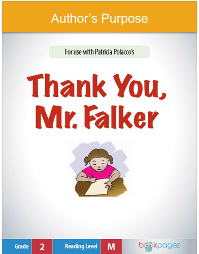 Identifying the Author's Purpose with Thank You, Mr. Falker, Second ...