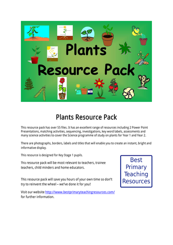 Plants - Growing Green Plants Key Stage 1 Resource Pack | Teaching ...