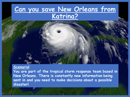 Hurricane Katrina DME (Tropical Storms) | Teaching Resources