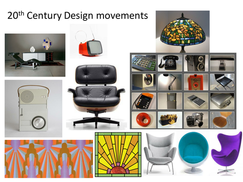 20th Century Design movements, an overview by littlechap46 - Teaching ...
