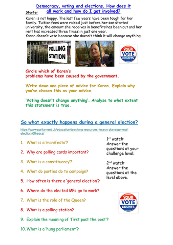 Politics + UK Government | Teaching Resources