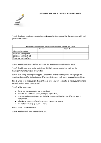 GCSE ENGLISH LITERATURE OCR J352-02 REVISION PACK POETRY | Teaching ...