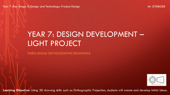 Key Stage 3 Product Design - Design Development - 3rd Angle ...