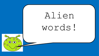 phonics screening revision pack including pseudo ( or alien/ nonsense ...