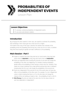 Probability (Higher Tier) - Complete Unit of Work | Teaching Resources