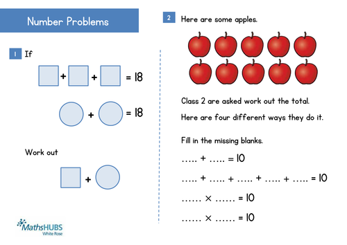 Reasoning - Problem Solving - Number (KS1) and Fractions (KS2) - March ...