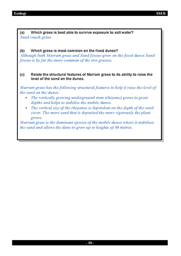 BioA_3.7.4 Ecology - Workbook & Answers | Teaching Resources