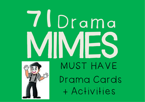 Drama Cards CLASSIC BUNDLE (17 sets of drama cards) | Teaching Resources