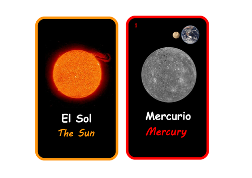 Bilingual Spanish and English:The Solar System | Teaching Resources