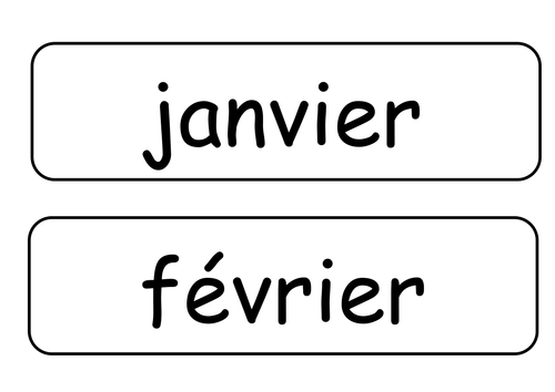 FRENCH - Les Mois de l'Année et Les Saisons - flashcards/display ...