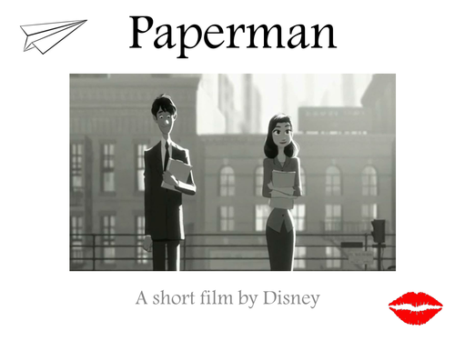 Disney's 'Paperman' Short Film Media Unit by yellow1c - Teaching ...