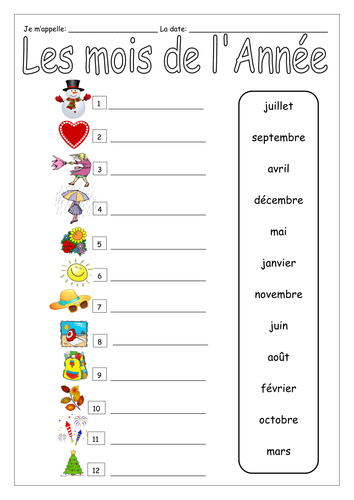 Les Mois de l'Année et Les Saisons by labellaroma - Teaching Resources ...