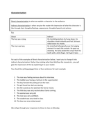 Characterisation Unit | Teaching Resources