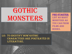 Gothic Story Openings and Gothic Writing Techniques (4 lessons, ready ...