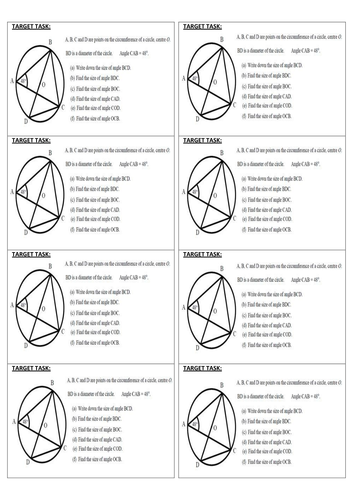 Target Tasks Maths Stickers 3 KS3/KS4 | Teaching Resources
