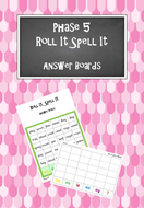 Phonics Phase 5 Roll It Spell It by FunkyPhonics | Teaching Resources