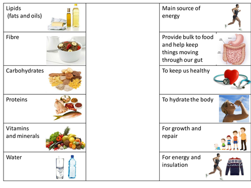 Nutrients in Food - NEW KS3 | Teaching Resources