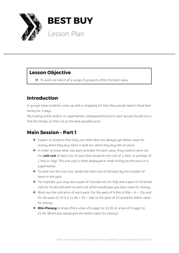 Best Buy - Complete Lesson | Teaching Resources