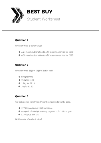 Best Buy - Complete Lesson | Teaching Resources