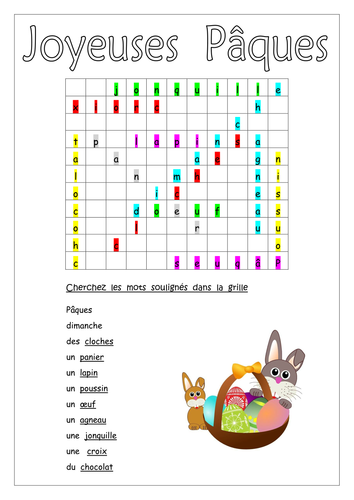 FRENCH - Easter - Joyeuses Pâques Activity Booklet - Worksheets ...