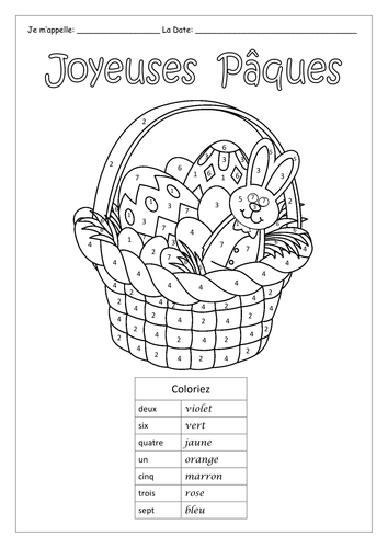 FRENCH - Easter - Joyeuses Pâques Activity Bumper Pack - Worksheets ...
