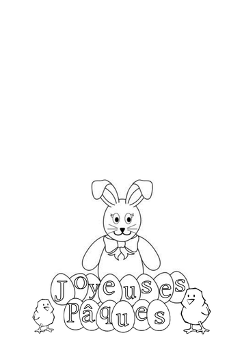 FRENCH - Easter - Joyeuses Pâques Activity Bumper Pack - Worksheets ...