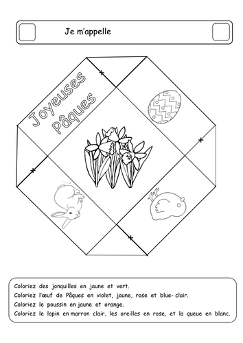 FRENCH - Easter - Joyeuses Pâques Activity Bumper Pack - Worksheets ...