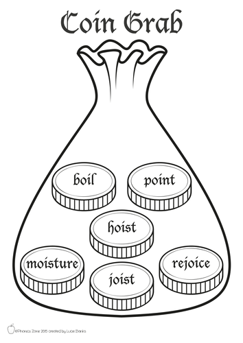 oi Phonics Game 'Coin Grab' | Teaching Resources