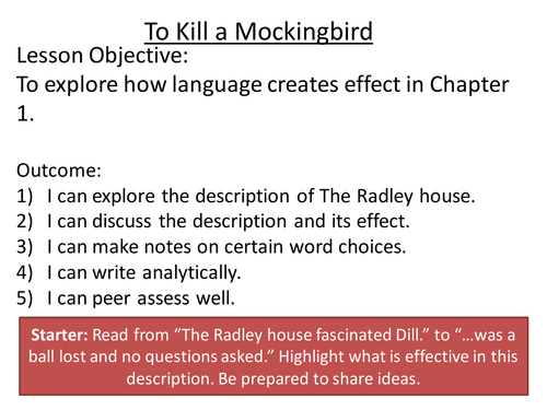 To Kill a Mockingbird | Teaching Resources
