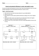 Series and parallel - NEW KS3 | Teaching Resources