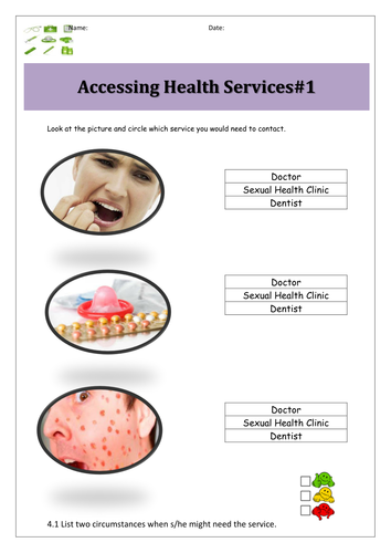 Health Services Entry Level | Teaching Resources