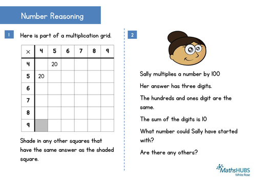 Reasoning - Problem Solving - Number Probelms - March 11th | Teaching ...